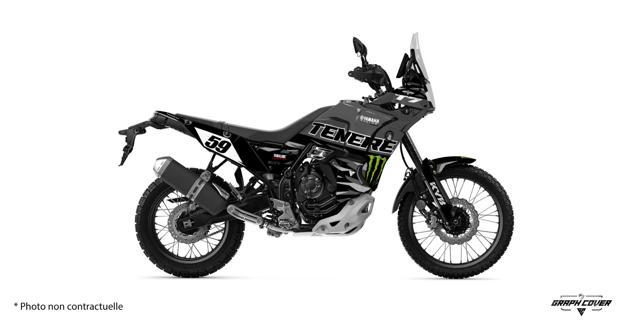 YAMAHA TENERE 700 WORLD RAID FACTORY - Graphcover - French manufacturer ...