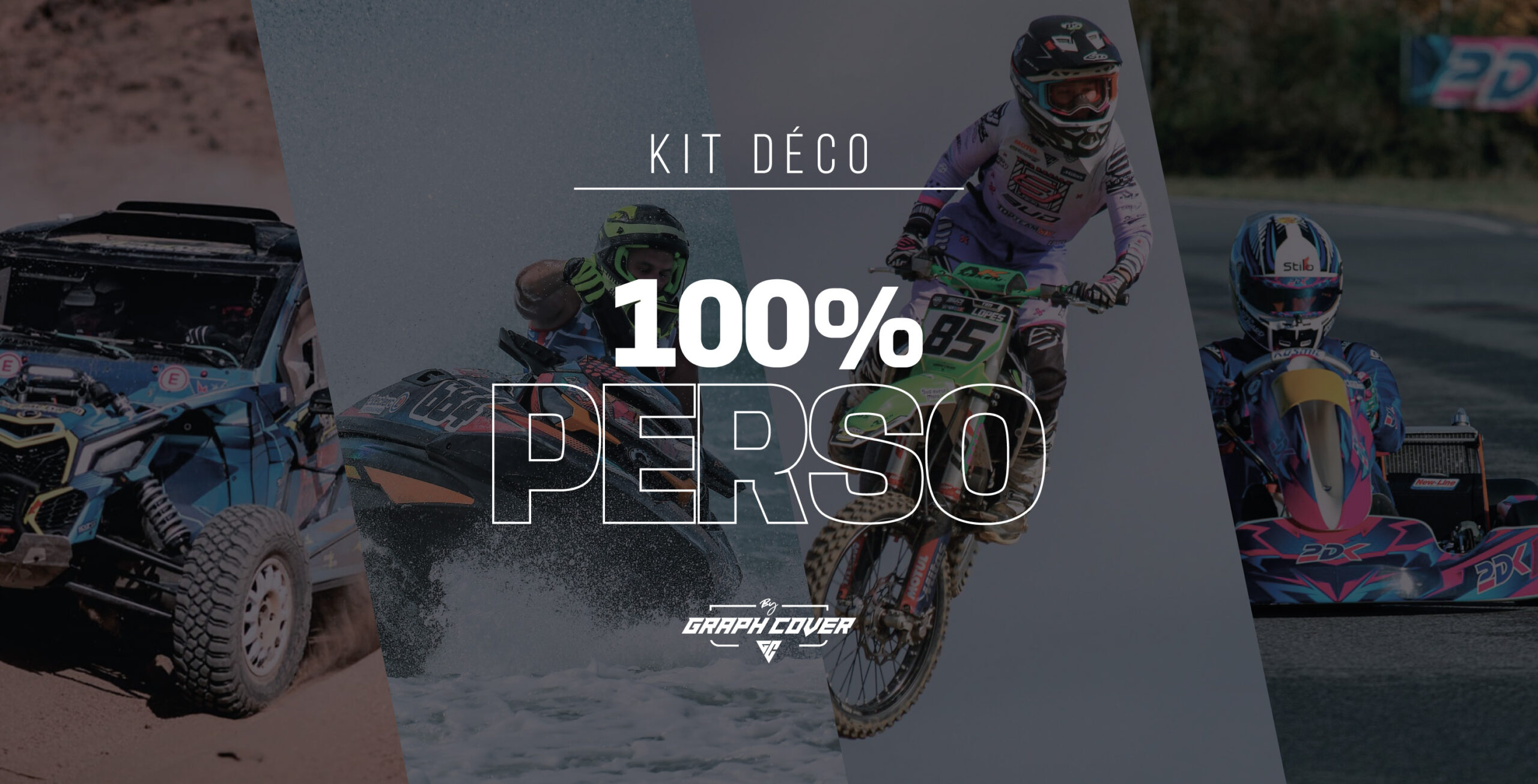Kit déco perso hybrides 3 roues