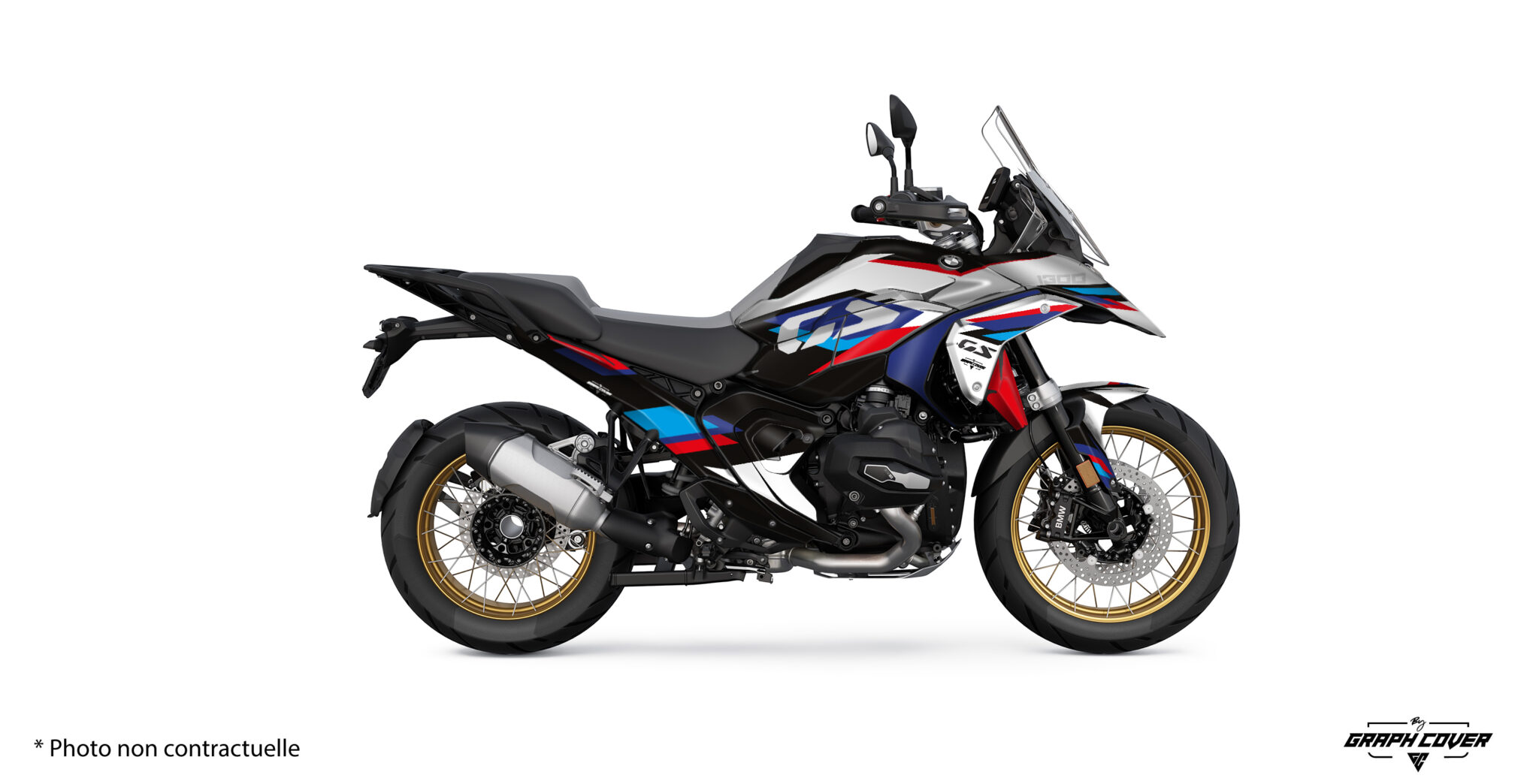 Personnalisation moto BMW R 1300 GS - Kit déco sur-mesure